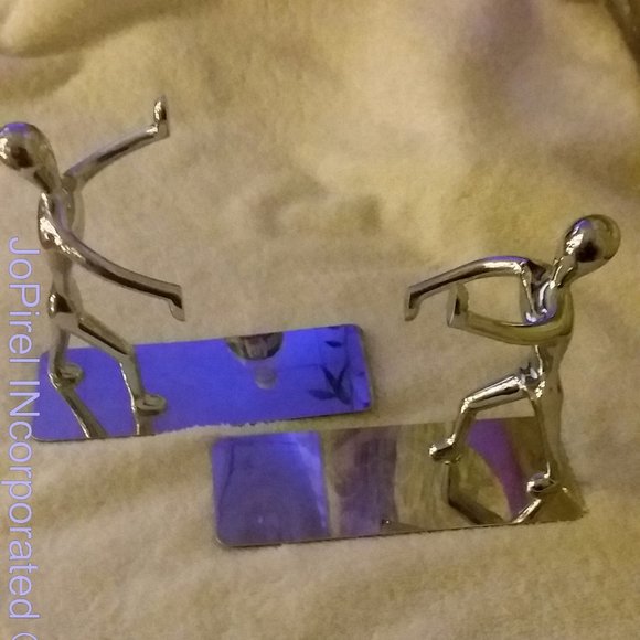 Unbranded | Accents | Art Deco Sculpture Chrome Man In Motion 2 | Poshmark